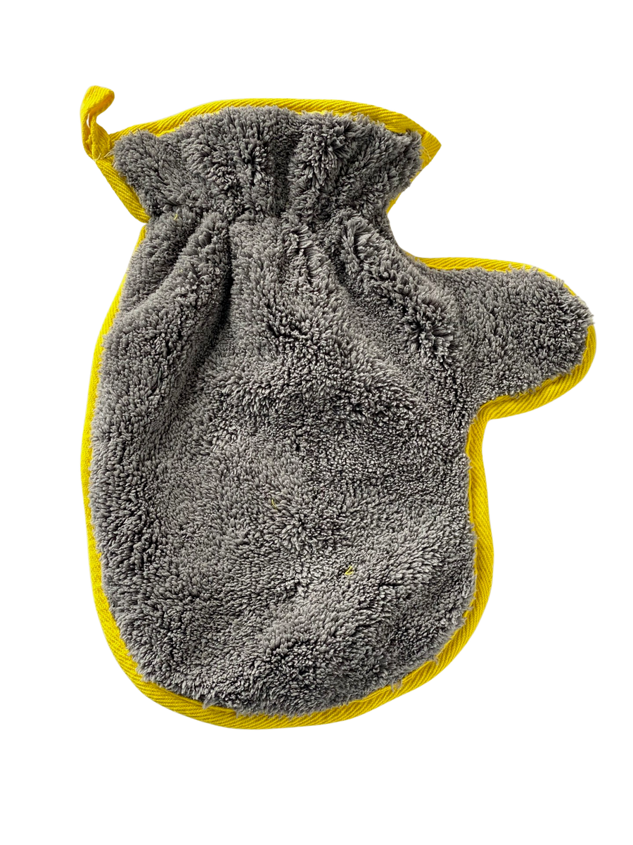 Gray + Charcoal Microfiber Cleaning Mitt – brightboxlabs.com