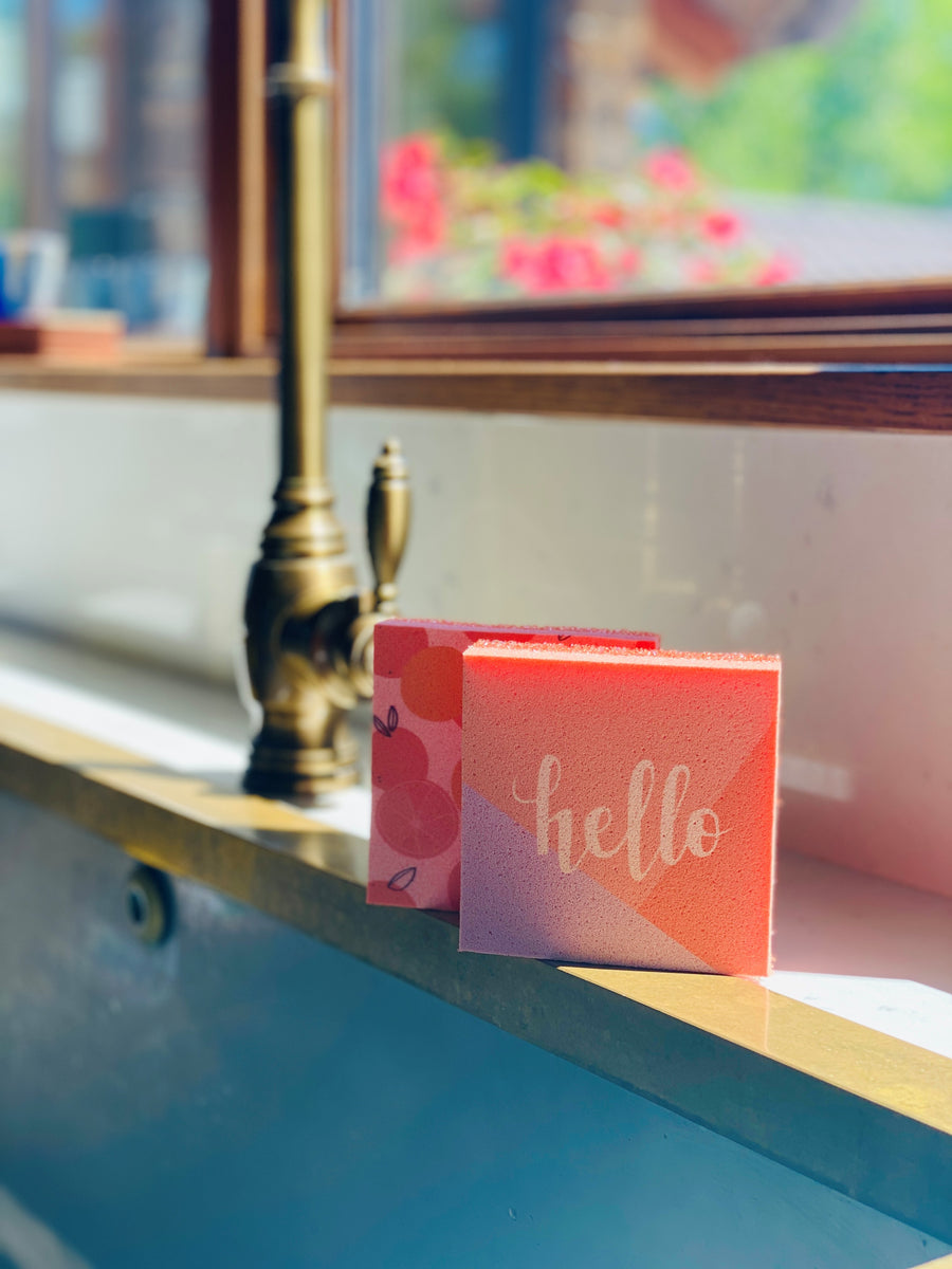 Coral Scrub + Wipe Squares, 2ct – brightboxlabs.com