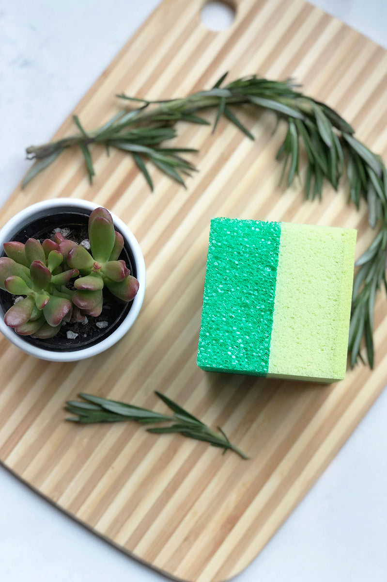 Electric Green Scrub + Wipe Cube – brightboxlabs.com